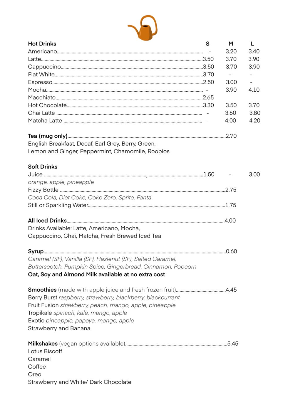 Copper Pot - Sheffield - Coffee & Cake, Breakfast & Brunch